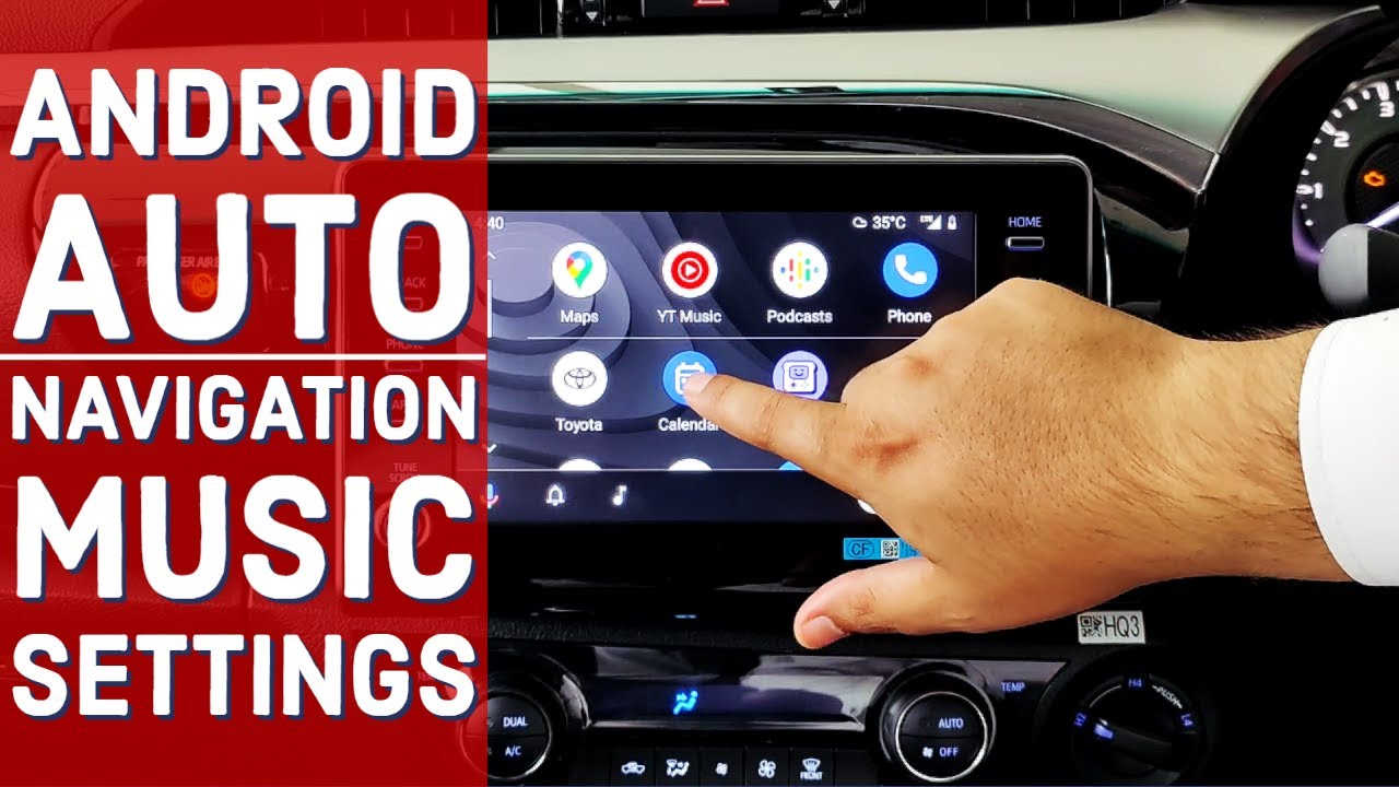 Android Auto in Toyota Hilux | Navigation - Google Maps | Music | News ...