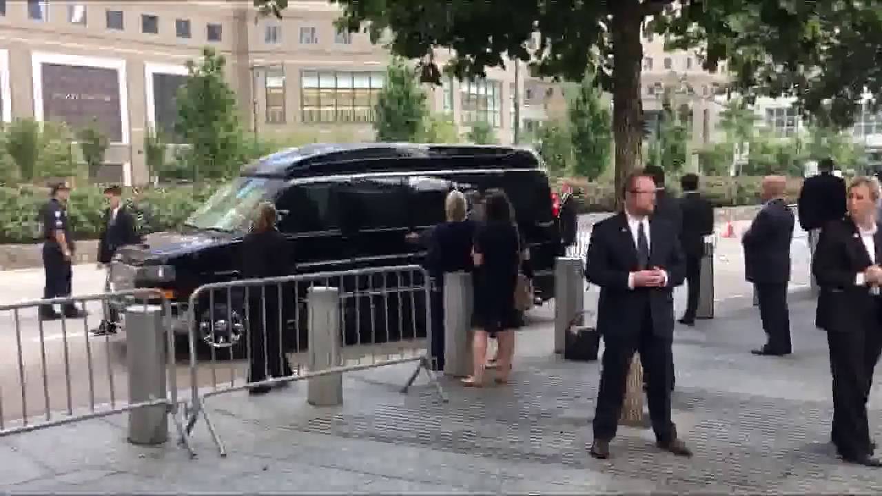 Take One Hillary Enters Passenger Side of Van Take Two Hillary Enters ...