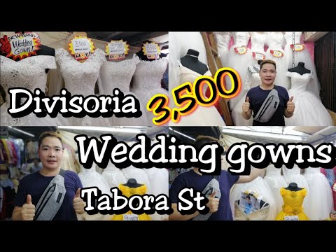 Wedding Gown Tabora St. DIVISORIA - YouTube