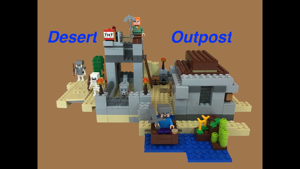 Minecraft Monday: Lego Minecraft Set 21121 The Desert Outpost| Kids ...