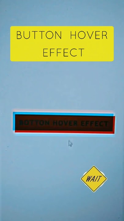 Css Button Hover Effect With Code Csshtml Vs Codelaconic Hovereffect Vscode 