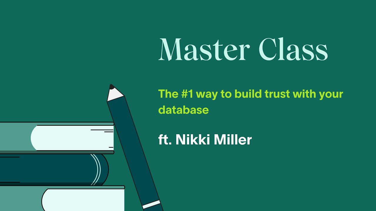 The #1 way to build trust with your database - YouTube