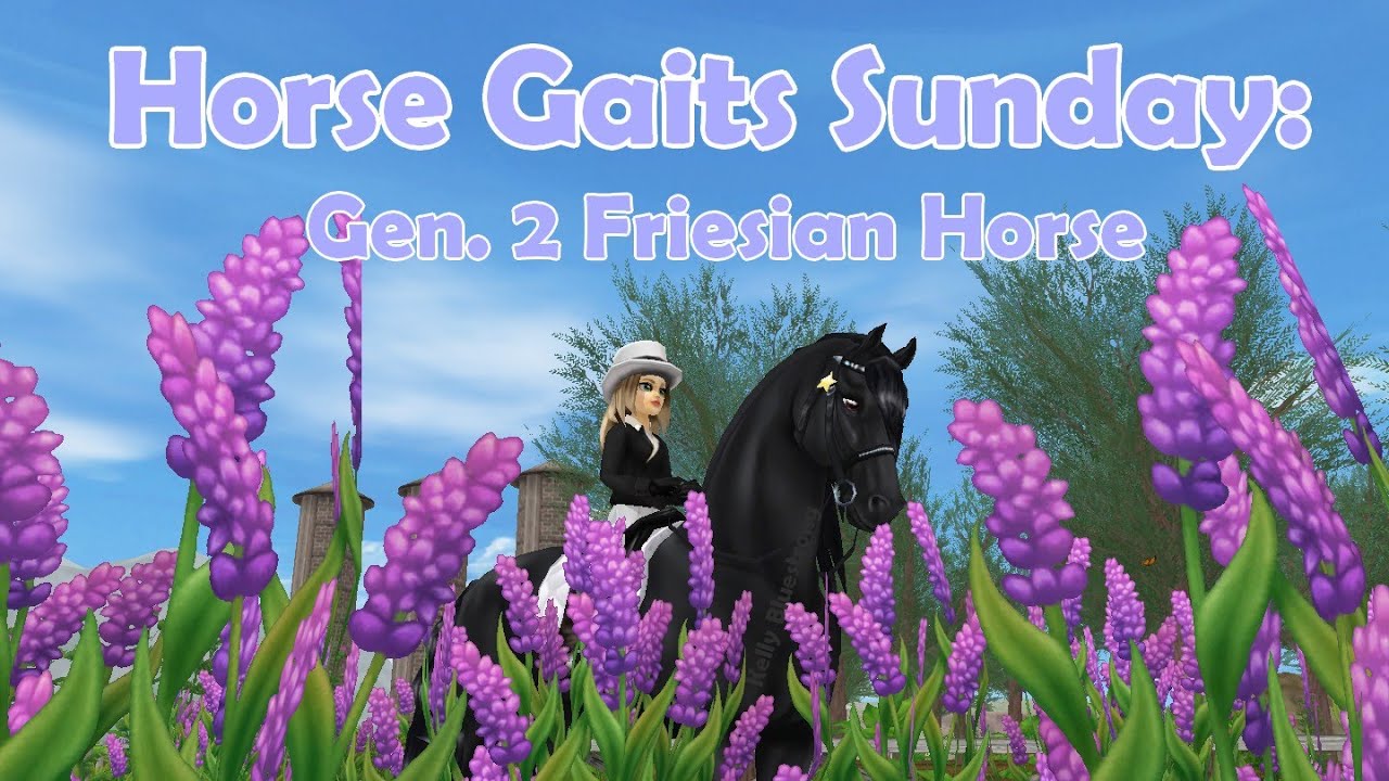 Horse Gaits Sunday: Gen. 2 Friesian Horse | #SSO - YouTube