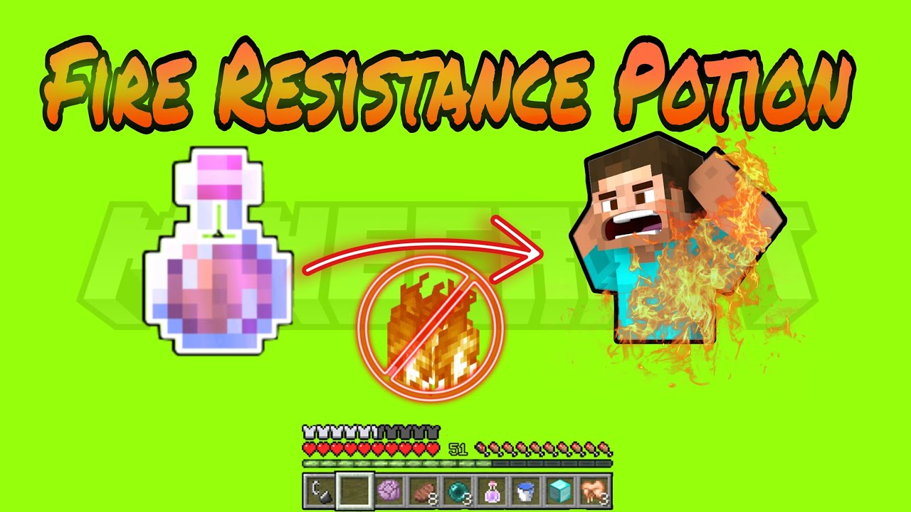 How To Make Fire Resistance Potion In Minecraft | Minecraft Tutorial 1. ...