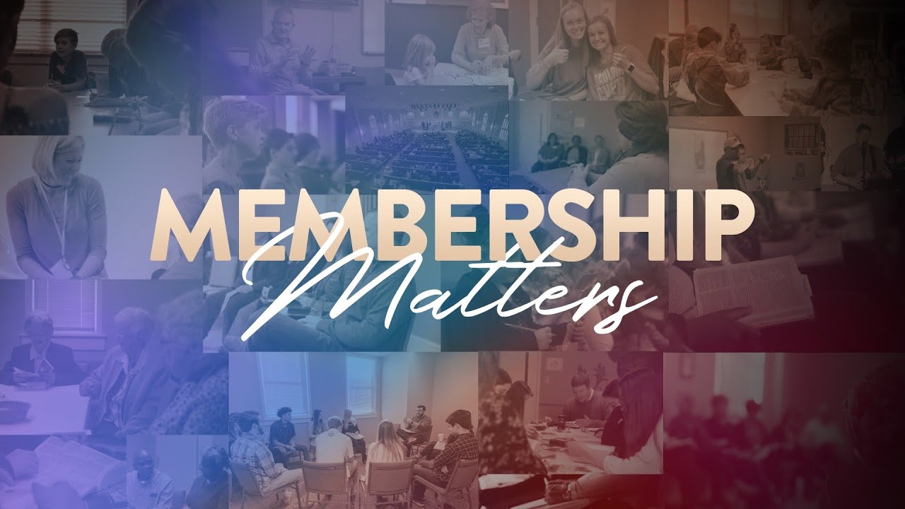 Membership Matters - Biblical Church Relationships - YouTube