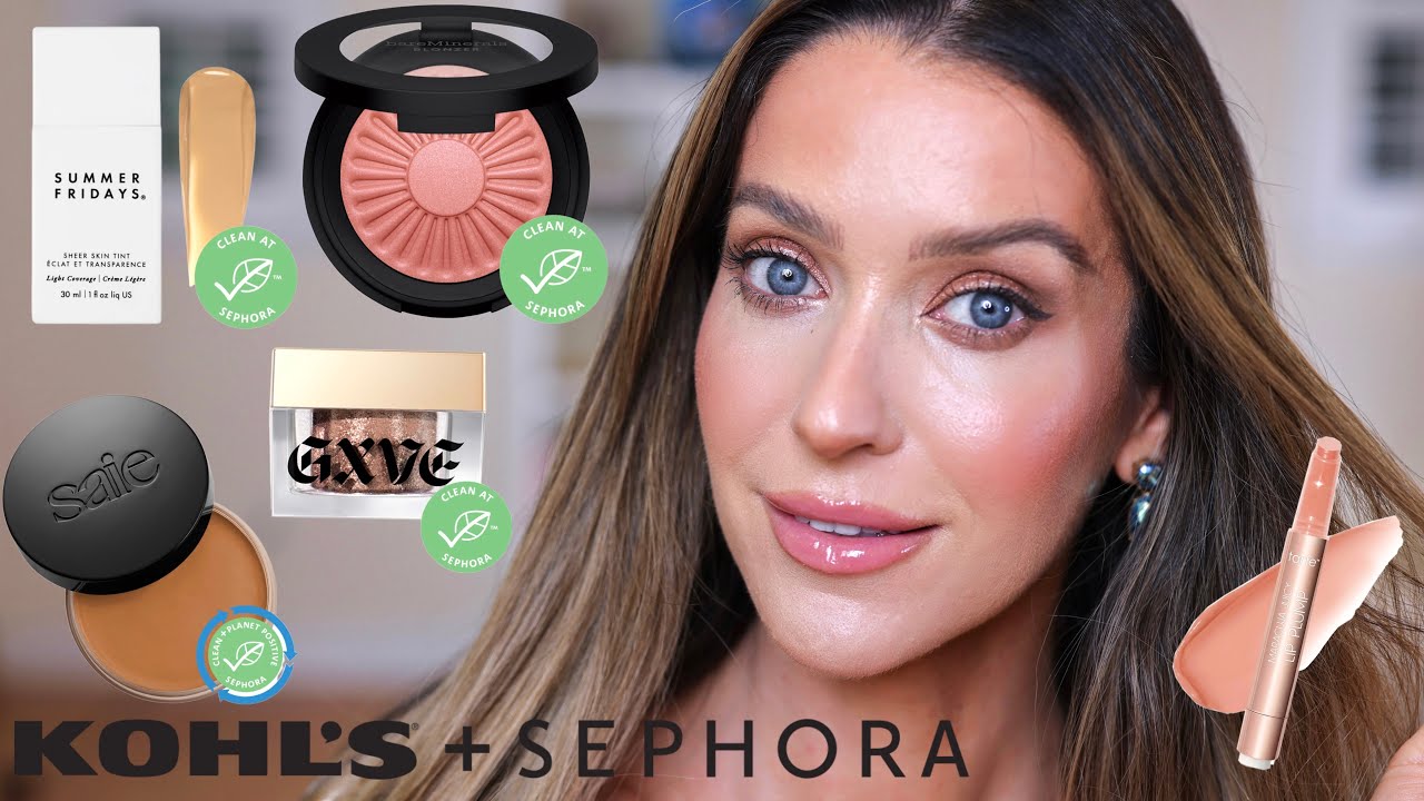 FULL FACE OF MY FAVORITE CLEAN + PLANET POSITIVE MAKEUP! - YouTube