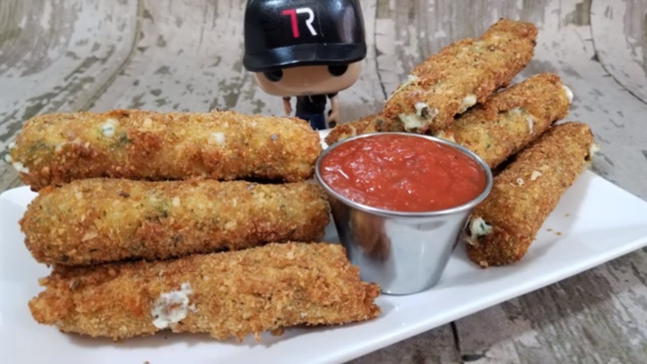 Spinach Dip Cheese Sticks Recipe, now this is an #appetizer - YouTube