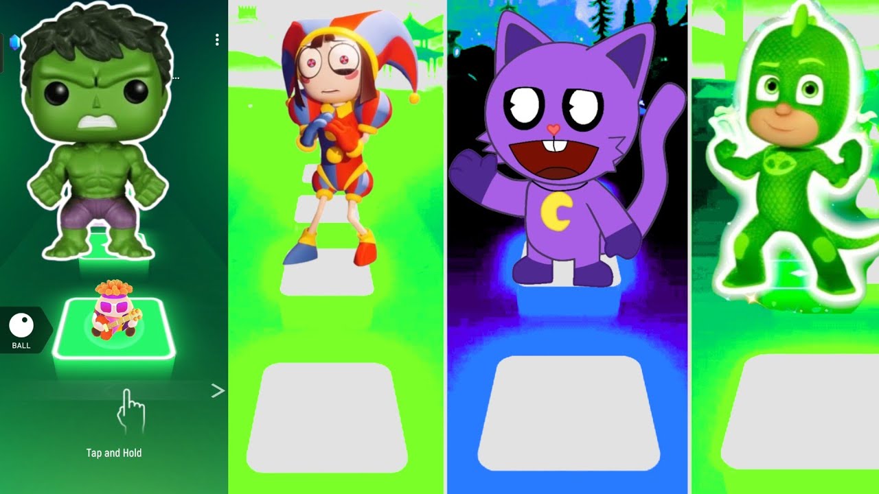 Lego Hulk 🆚 The Amazing digital circus Pomni 🆚 Catnap 🆚 Pj Maska Gekko ...