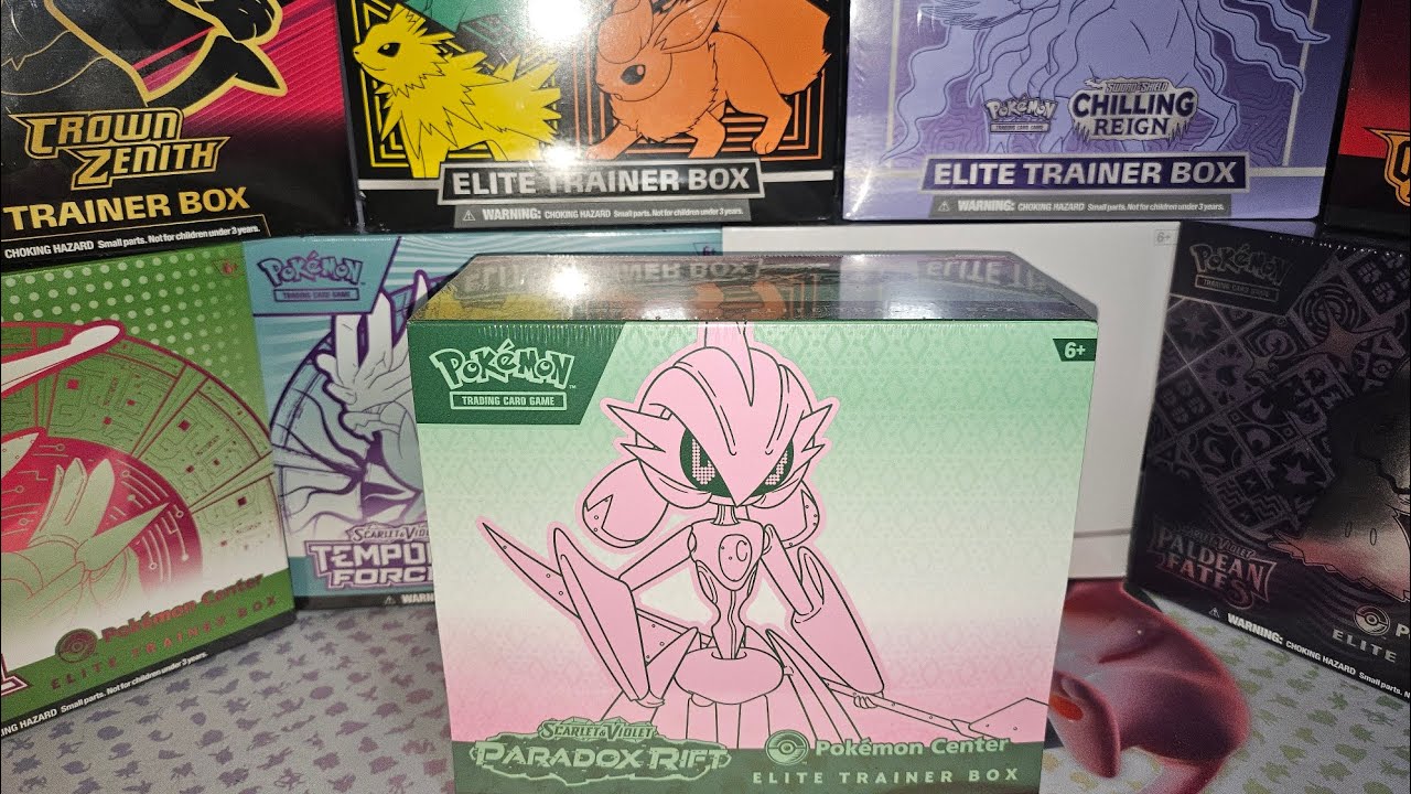 pokemon center paradox rift ETB opening + giveaway reveal!! don't miss ...