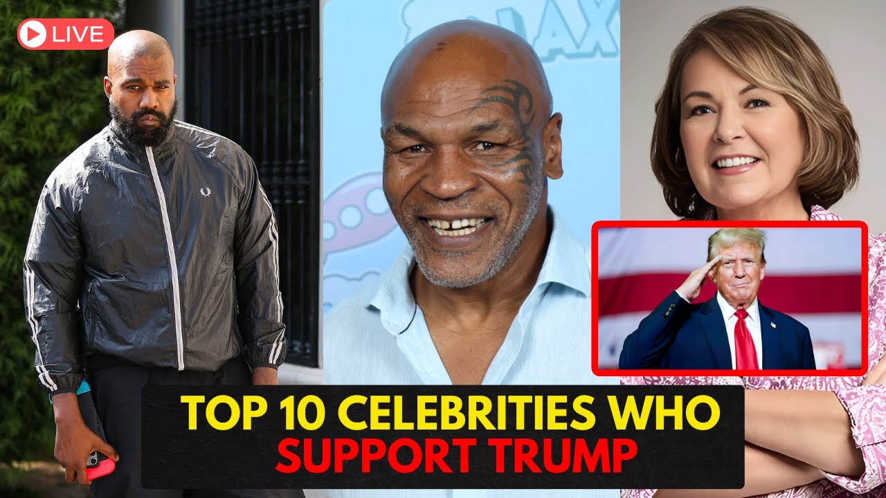Top 10 Celebrities Who Support Trump #TrumpSupporters #Top10List - YouTube