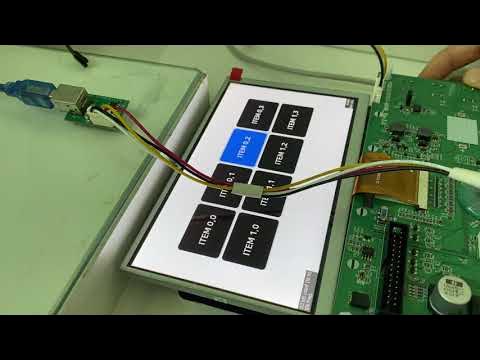 STM32 LVGL Input device with GPIO - YouTube