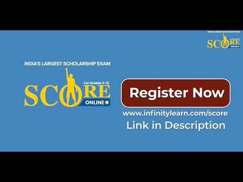 SCORE 2024 | Let's Make Success Possible | India's Largest Scholarship Exam By Infinity Learn ...