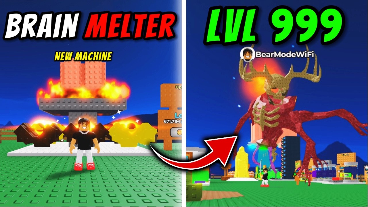 Unlocking NEW BRAIN MELTER MACHINE to CREATE OP ZOMBIE in Fight Your ...