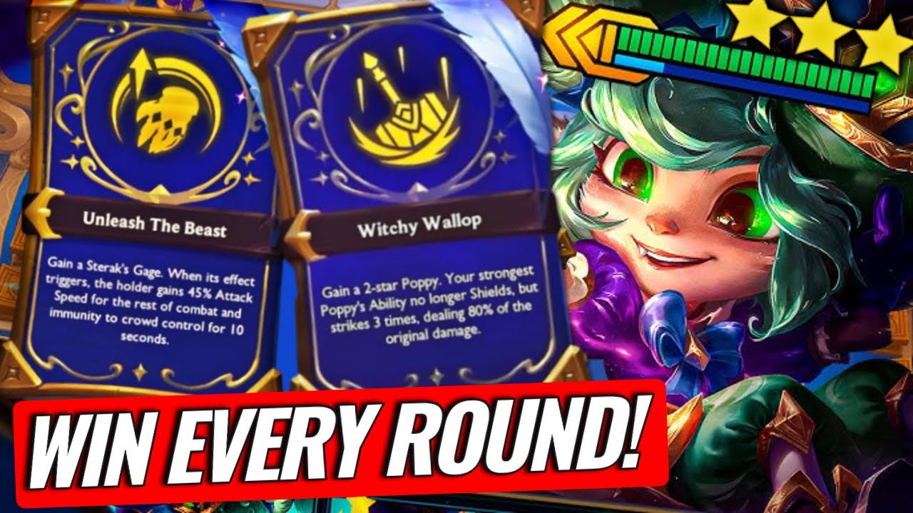 Wins Every Round with ⭐⭐⭐ 3 Star Poppy! | 8 Bastion + 4 Witchcraft Comp ...