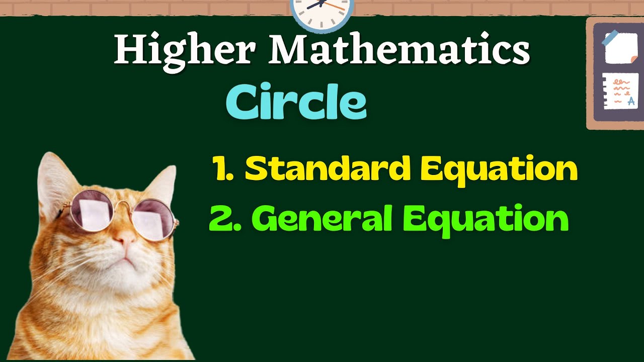 Revisit CIRCLE Lec 01 | Equation of Circle (Cartesian Equations) - YouTube