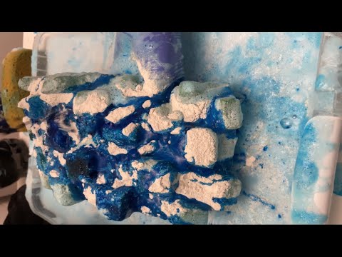 ASMR Ajax powder,tydbol and Ensueno FS sponge squeezing - YouTube