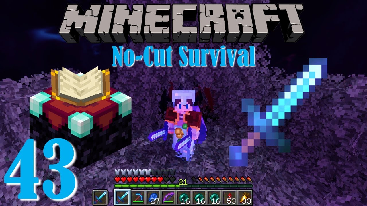 Maxing Out my Tools!: Minecraft No-Cut Survival Episode 43 - YouTube