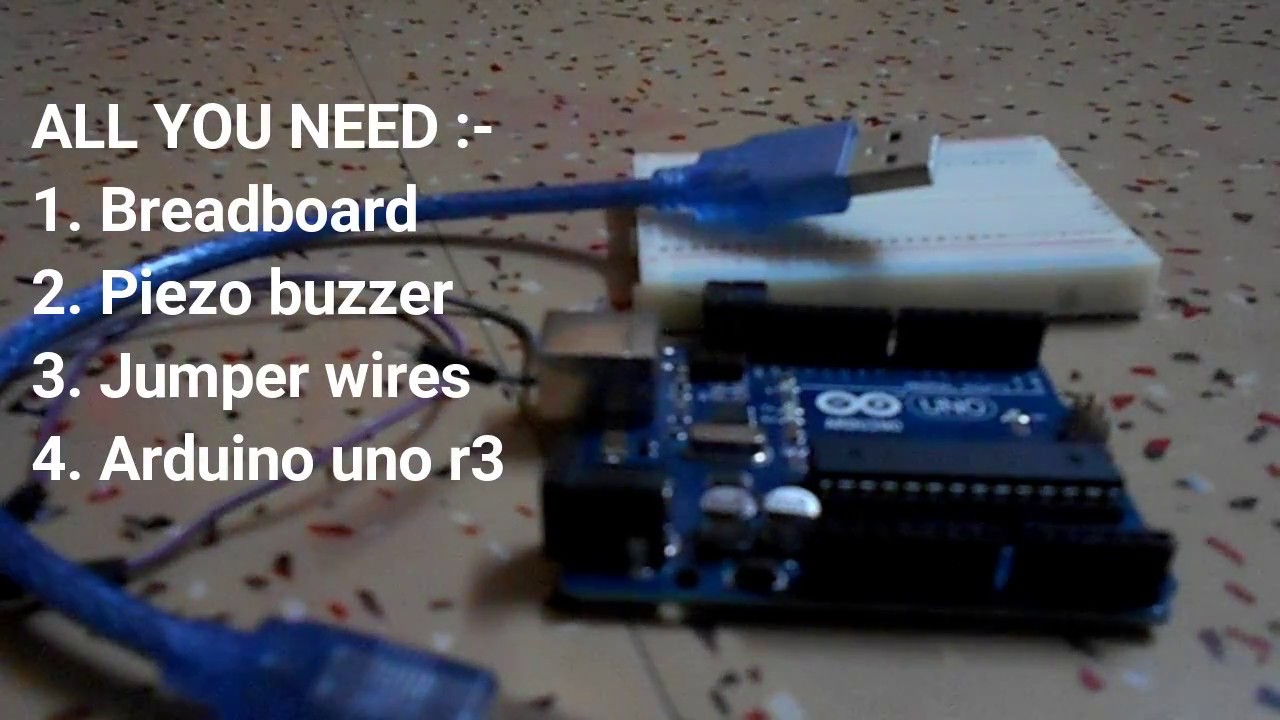 DnA Arduino Session:- #1 piezo buzzer - YouTube