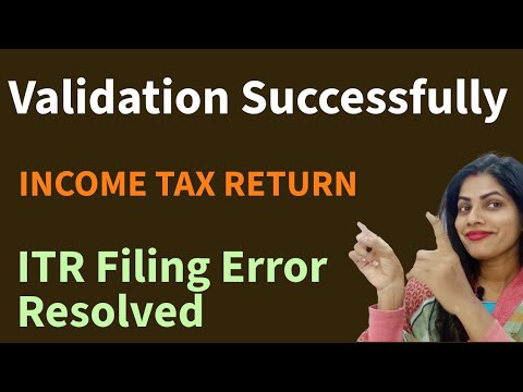ITR Validation Failed 2025 – Type of Account Error Fix | ITR Filing ...