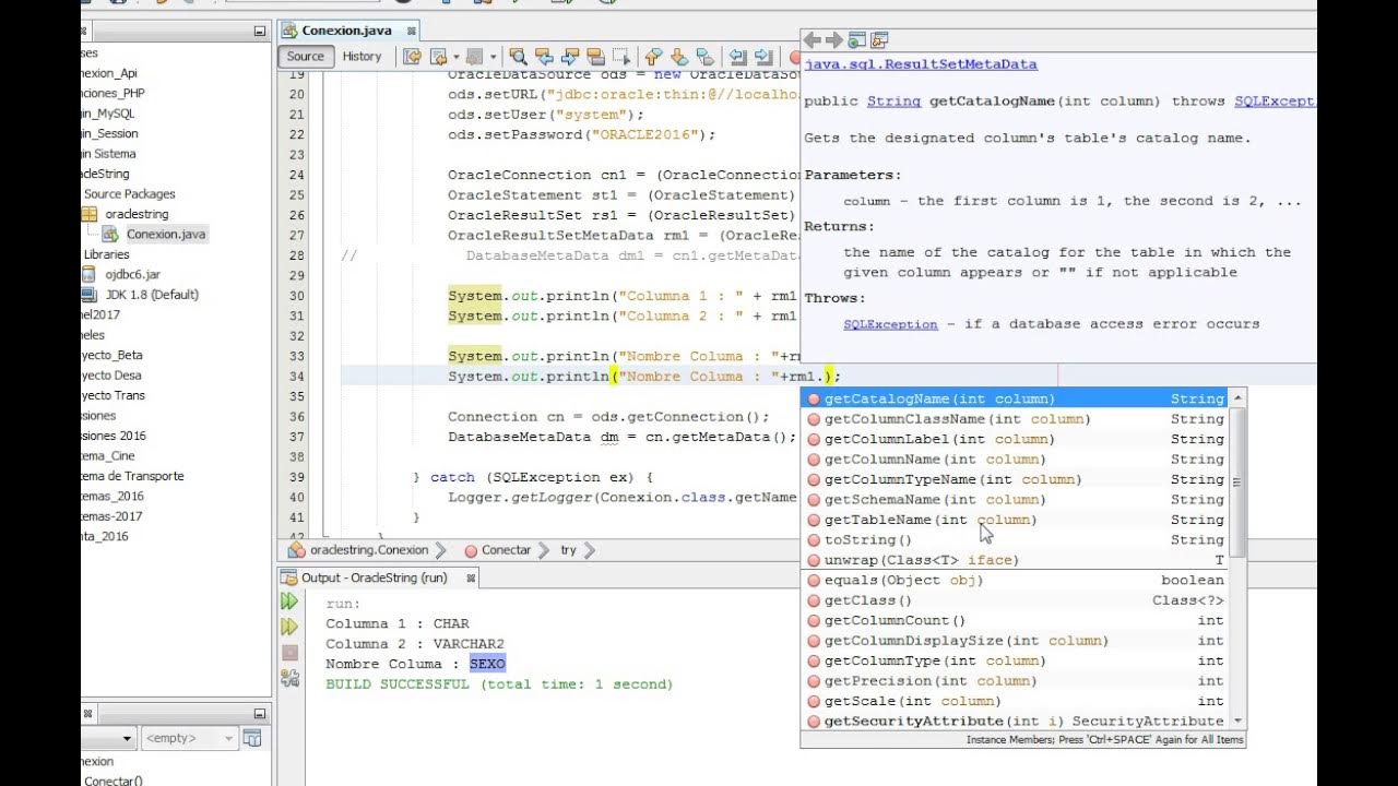 Tutorial Como Realizar conexión Oracle con Java NetBeans Usando DataSource Part II - YouTube