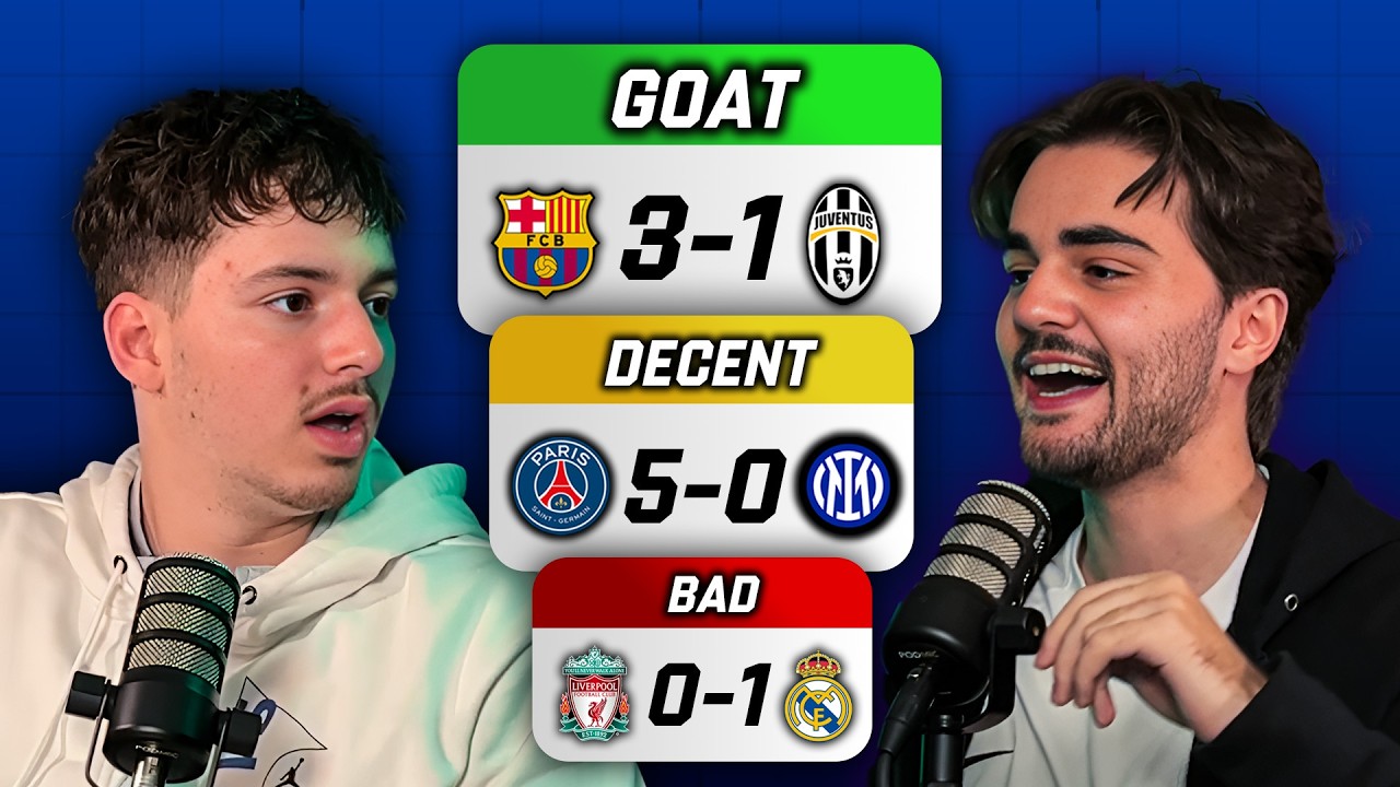 Ranking the BEST UCL FINALS EVER - YouTube