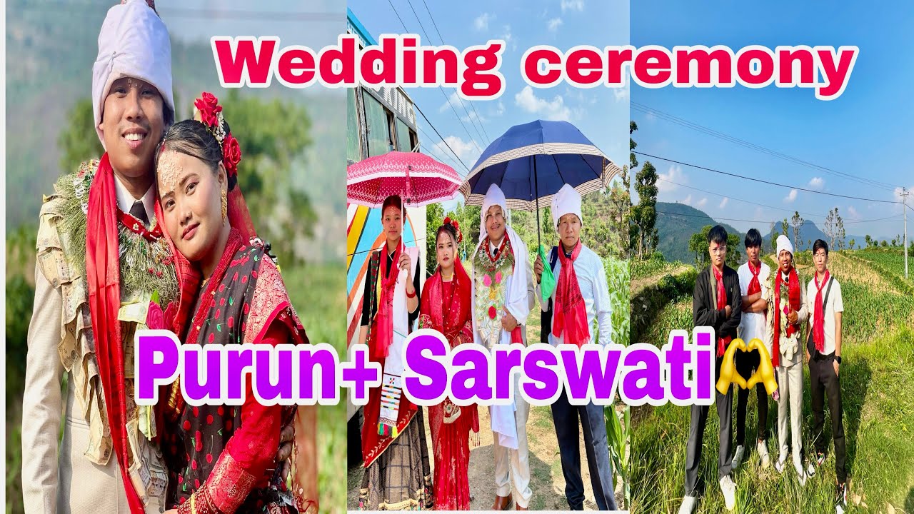 Weeding Ceremony Tanahun Vyas 14 Thin to Rumsi gau Puran vai ️Sarswati ...