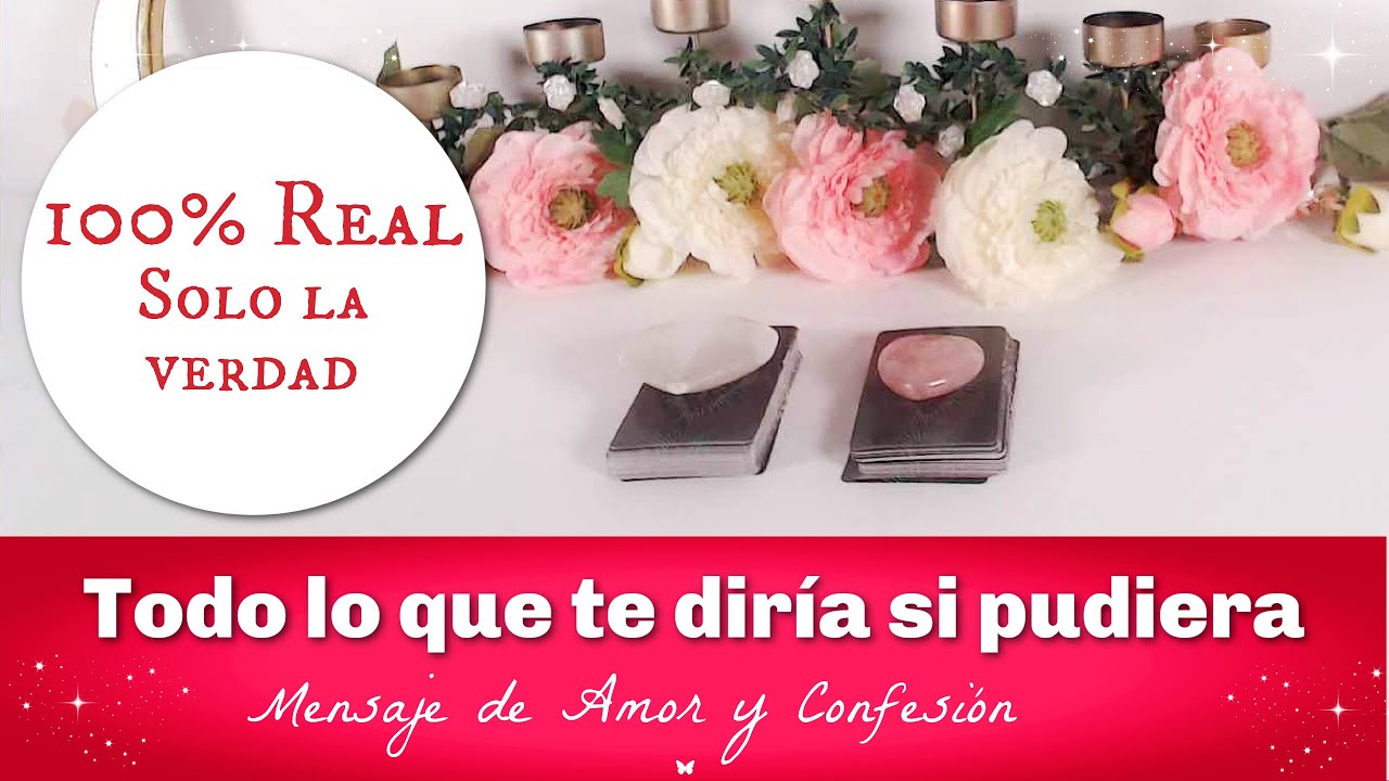 ️QUE ME DIRIA SI PUDIERA? QUE ME OCULTA? CANALIZO SU MENSAJE PARA TI 🤔💭 ...