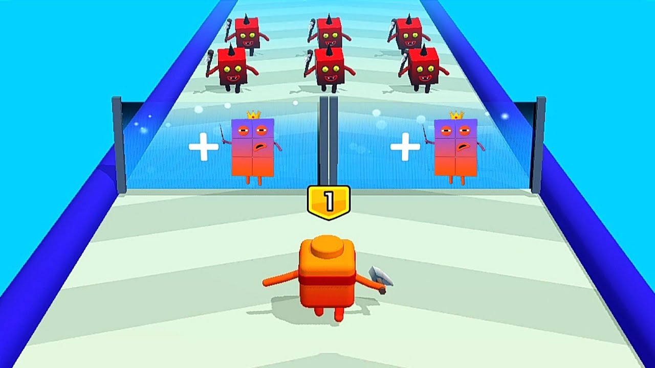 Merge NumberBlock Run 3D - Merge Battles Number Cube Game Part 4 - YouTube