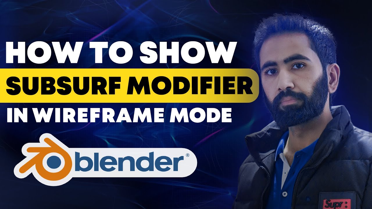 How to show the Subsurf Modifier in wireframe mode | - YouTube