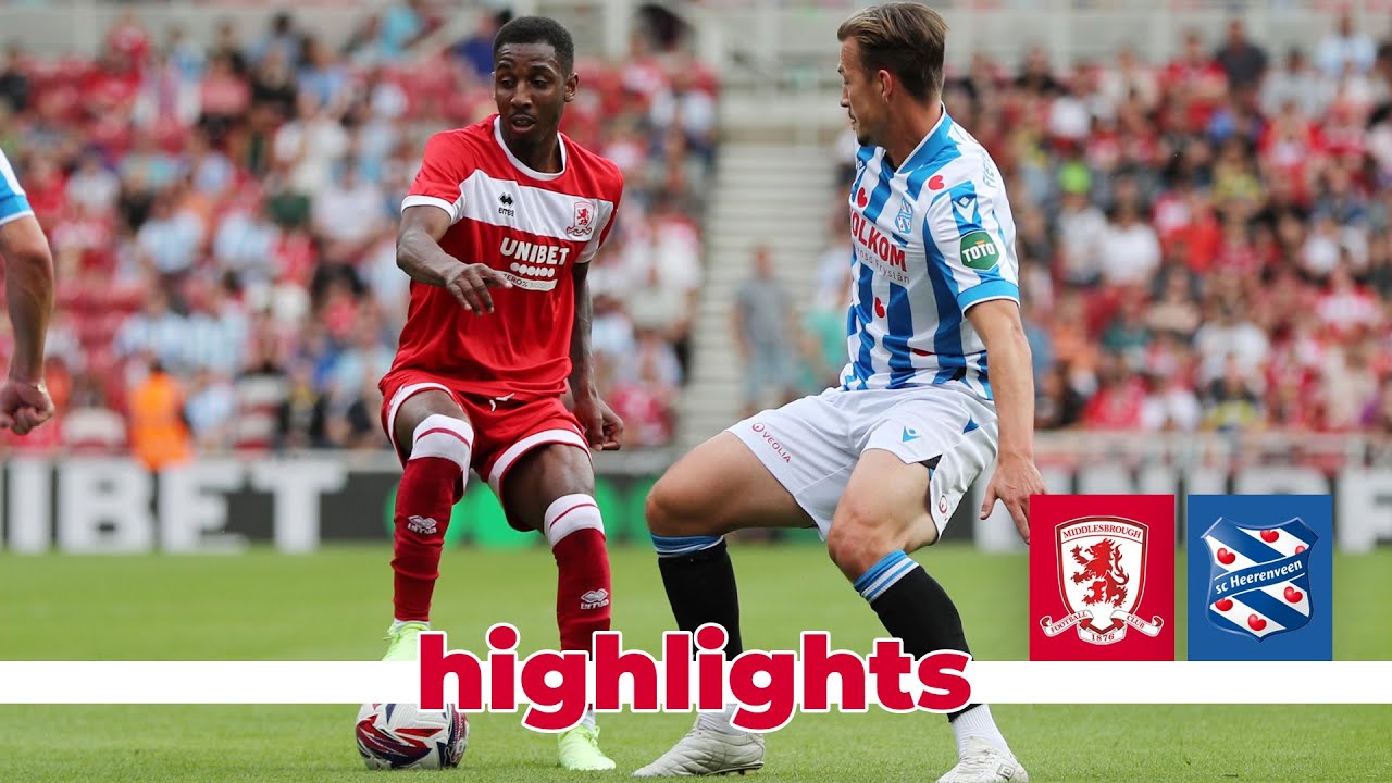 Pre-Season | Highlights | Boro 1 SC Heerenveen 0 - YouTube