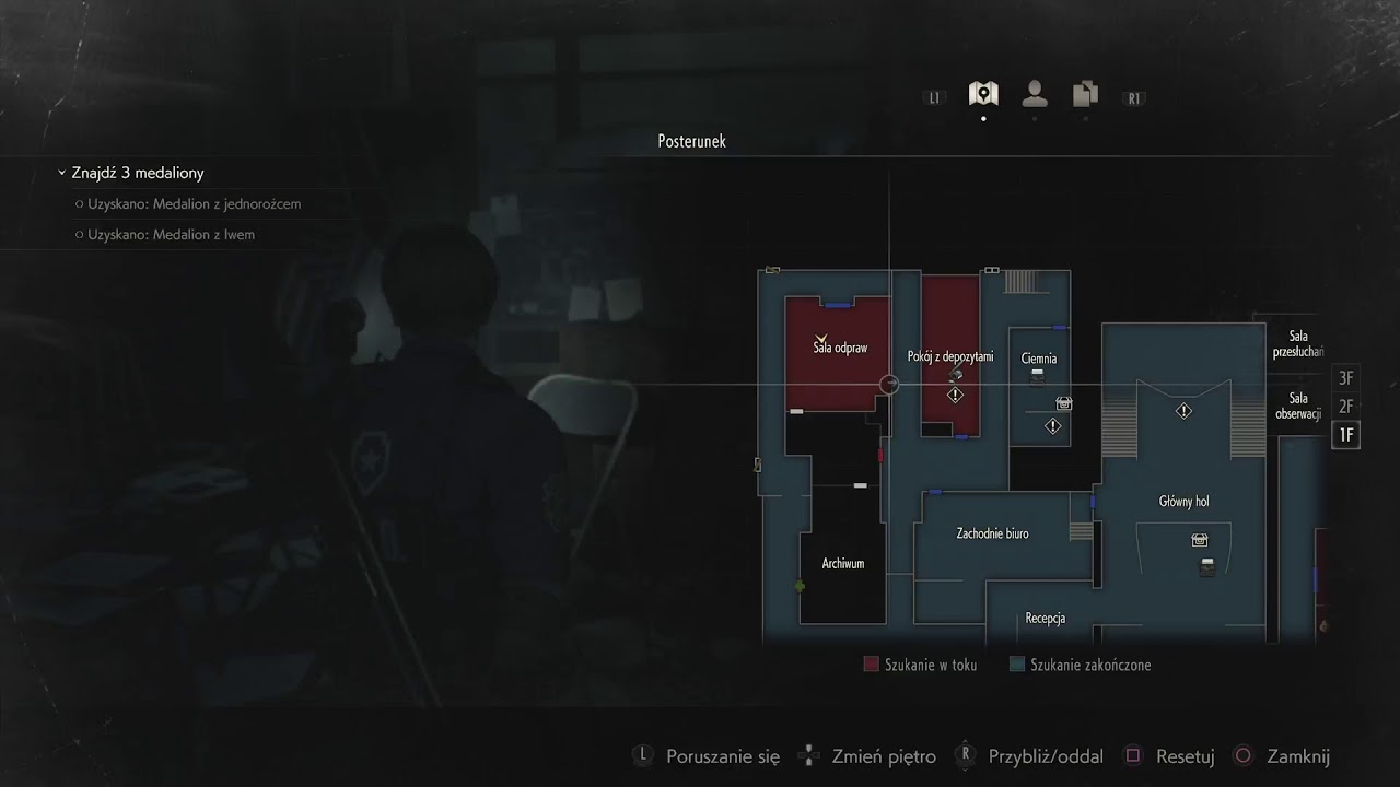 Resident Evil 2 # Odcinek 4 # - 3 medaliony (PS4 Pro) - YouTube