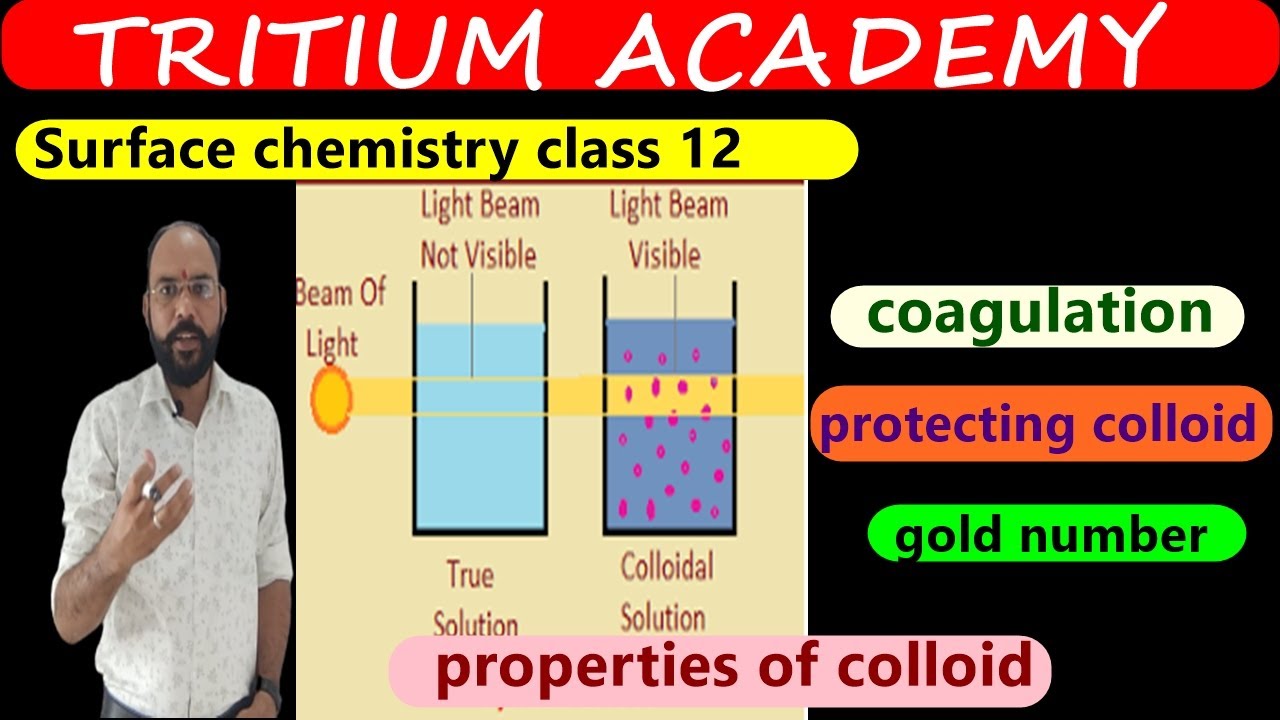 Surface chemistry|| class 12|| properties of colloid||coagulation ...