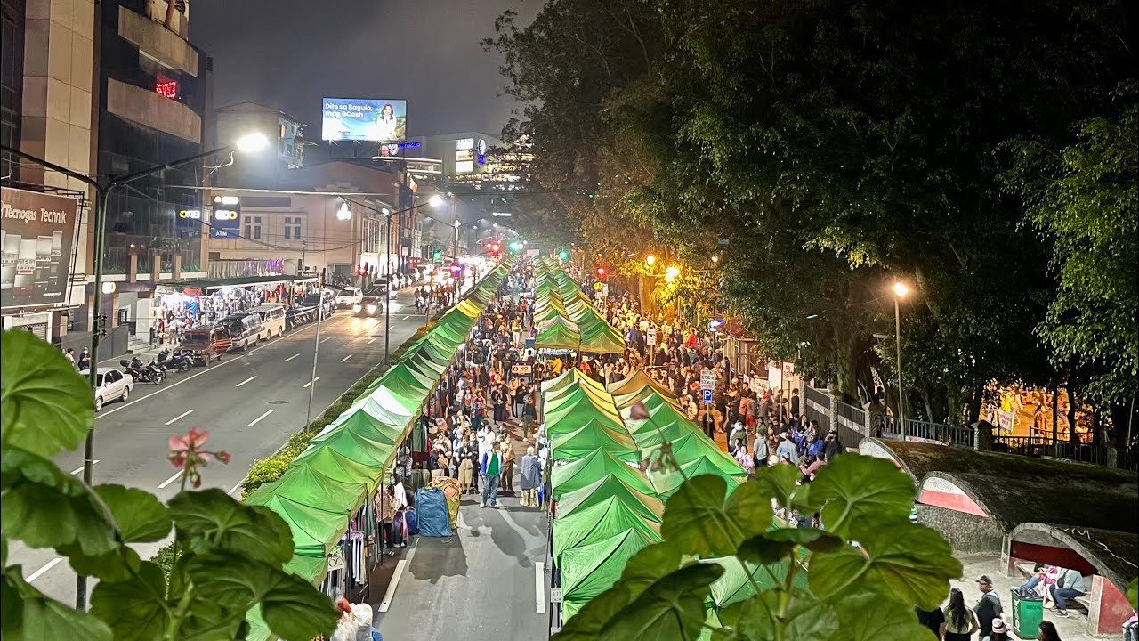 Baguio City Night Market Timelapse Video - YouTube