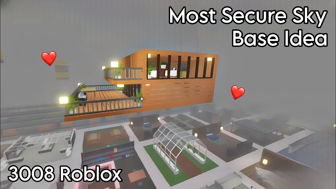 MOST SECURE SKY BASE IDEA FOR 3008 ROBLOX ️ | MyelPlays - YouTube