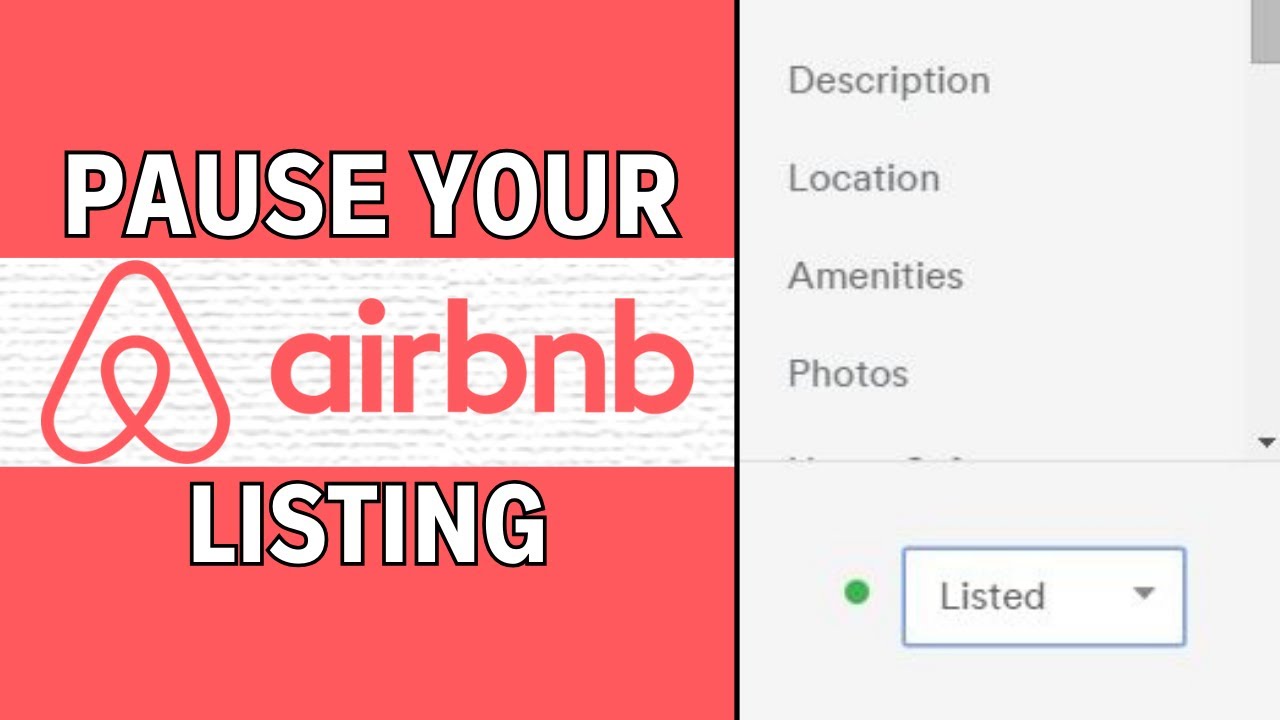 How To Pause Your Airbnb Listing (LATEST GUIDE) - YouTube