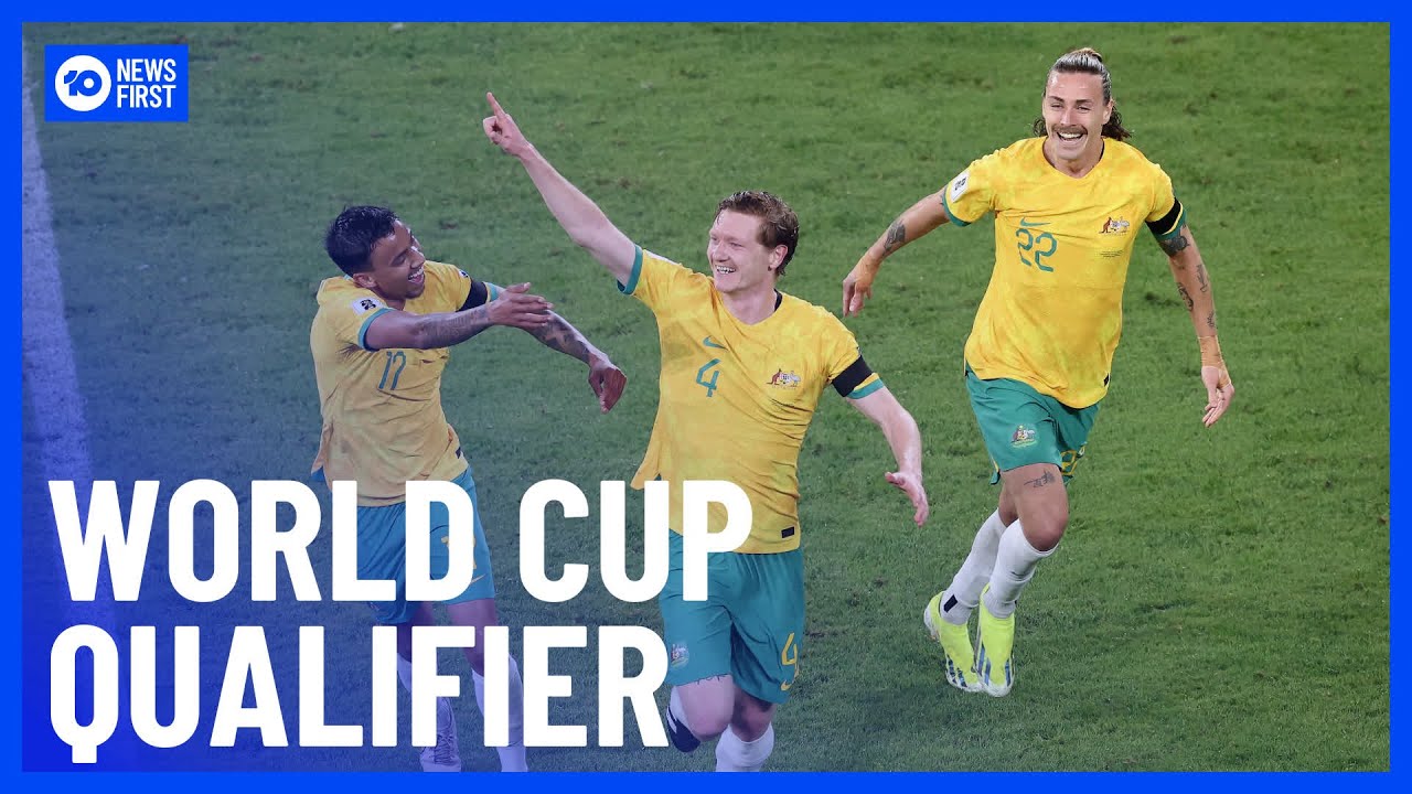 Socceroos Play Bahrain In World Cup Qualifier | 10 News First - YouTube
