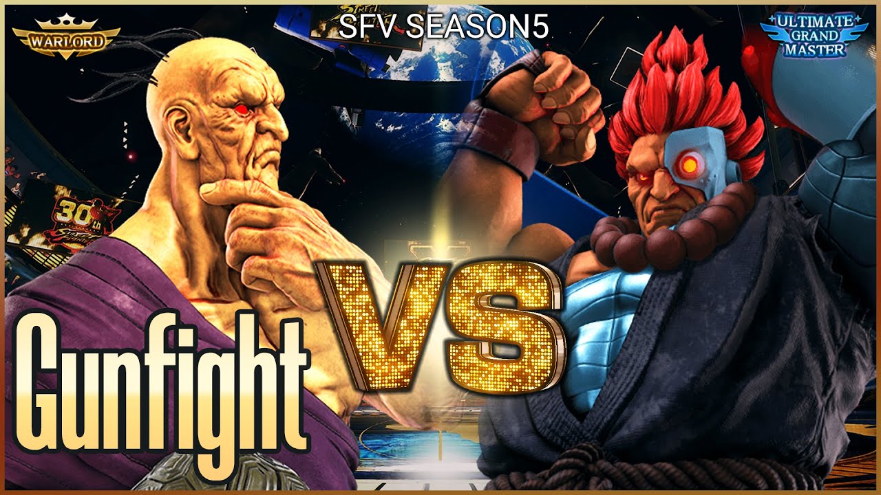 [SFV] Gunfight Oro vs akkun Akuma - YouTube