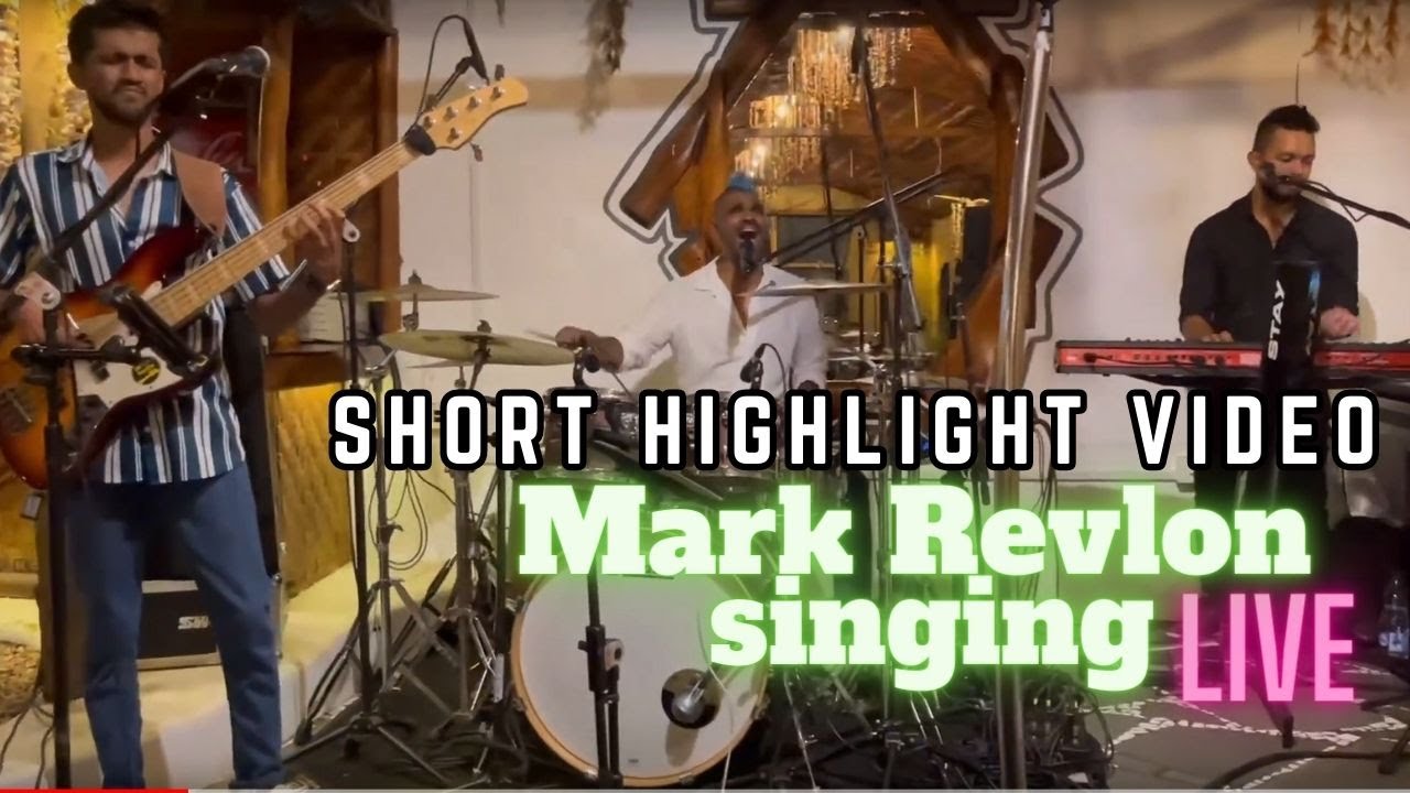 Short highlight video of Mark Revlon singing Live super hit song Aik Re ...