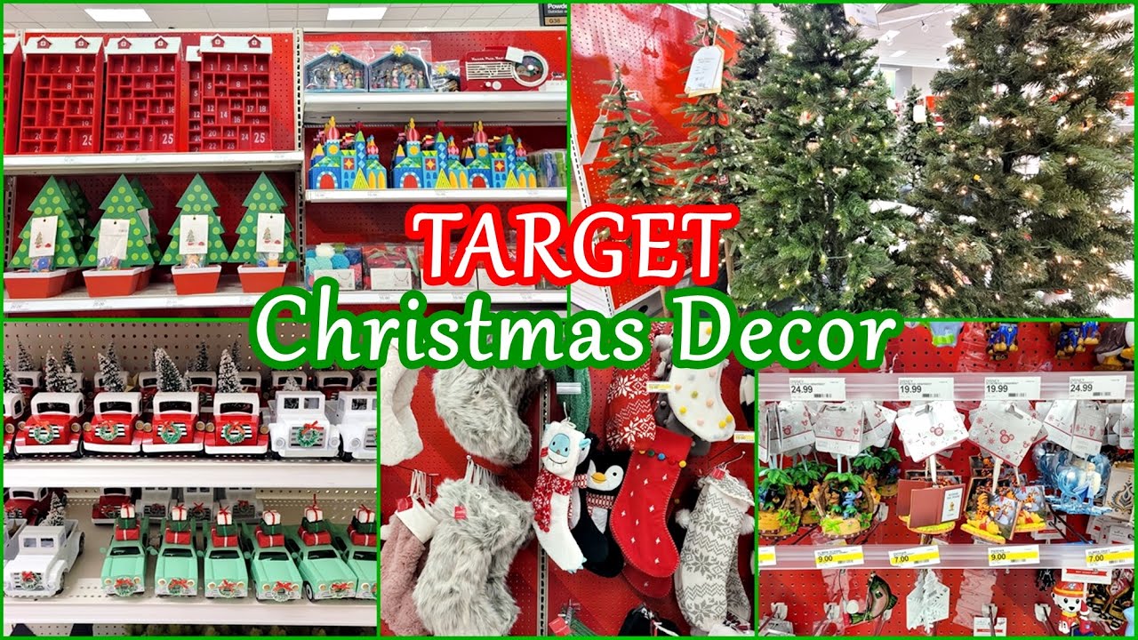TARGET CHRISTMAS DECOR 2021 SHOP WITH ME! NEW FINDS! - YouTube