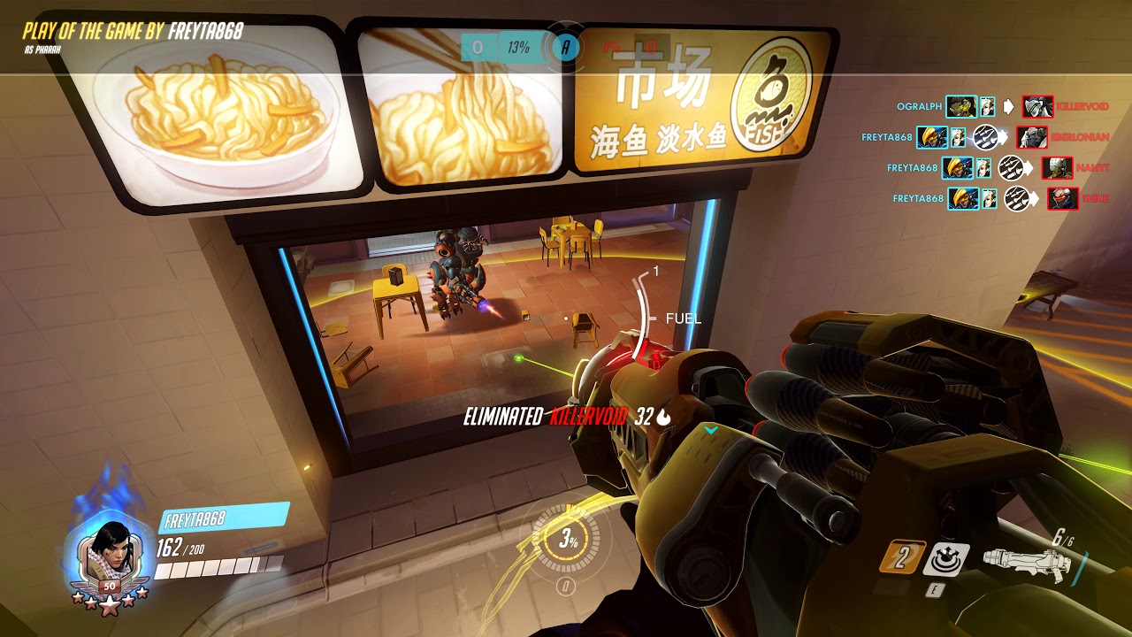 Overwatch - Pharah Overhead POTG - YouTube