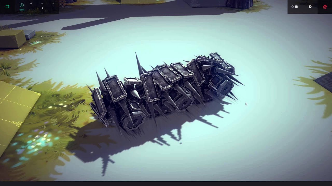 Besiege Flexible Tank Treads - YouTube