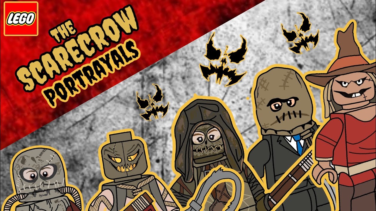 DC The Scarecrow Portrayals Custom Lego CMF Series - YouTube