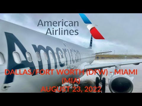 American Airlines: Dallas/Fort Worth to Miami August 23 2022