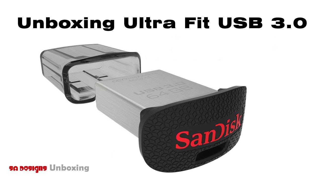 Unboxing SanDisk Ultra Fit USB 3.0 Utility Pen Drive 16 GB Silver - YouTube