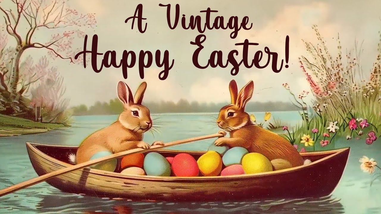 A Vintage Happy Easter with Oldies Songs Playlist 🐰 🐣 Easter Music ...