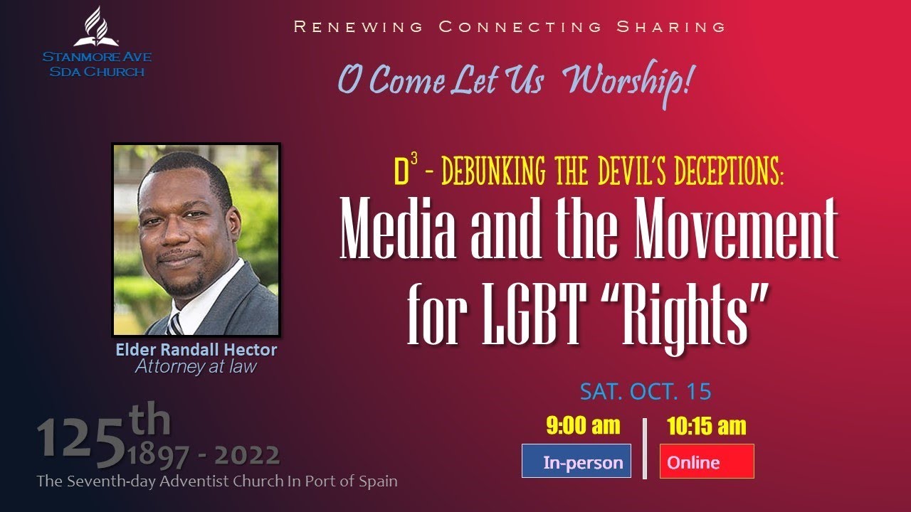 Sabbath Service 15, 2022 with Elder Randall Hector (Media and the ...