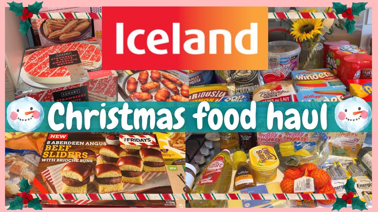 ICELAND CHRISTMAS FOOD HAUL 2022 - YouTube