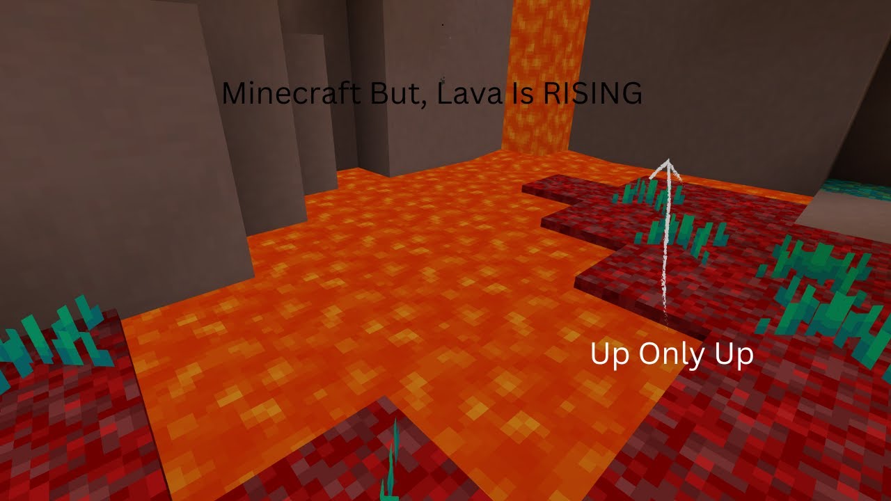 Minecraft But, Lava Is RISING - YouTube
