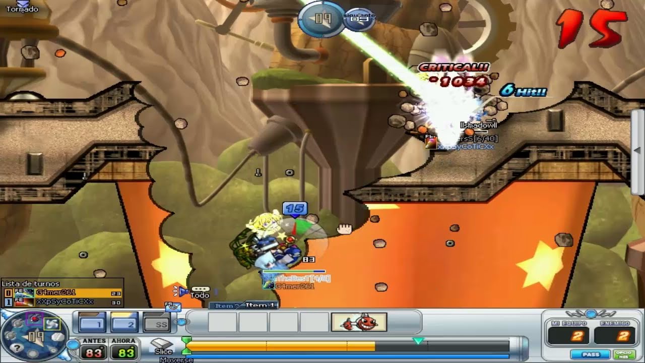 Gunbound Latino → Mage vs Kalsidon (El mas correlón del gb) - YouTube