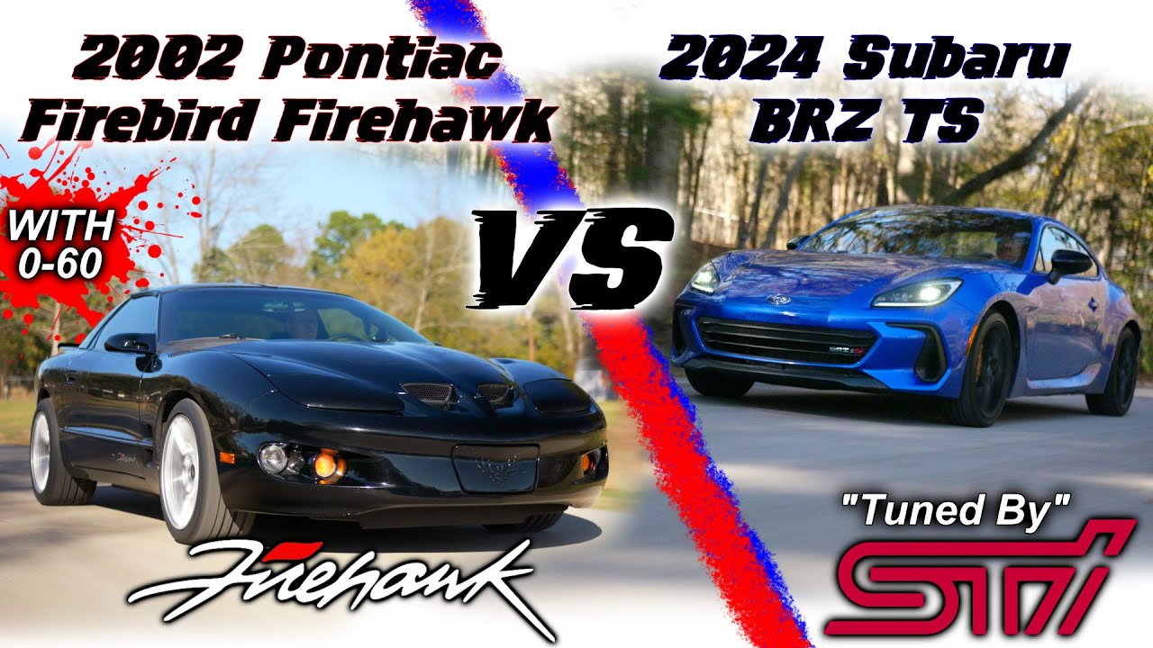 2002 Firebird Firehawk vs 2024 Subaru BRZ TS with 0-60 - YouTube